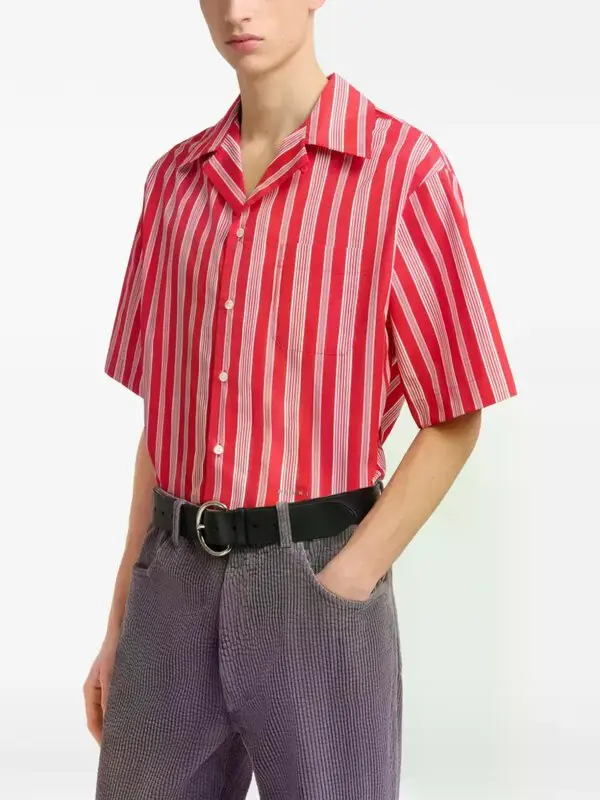 Marni Striped Short-sleeve Shirt