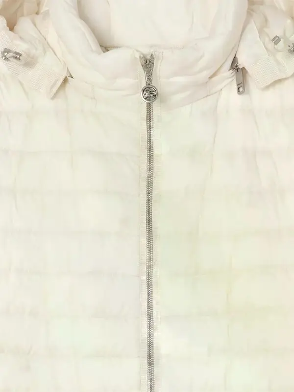 Burberry Nylon Amberley Puffer Jacket With Detachable Hood - Neutrals