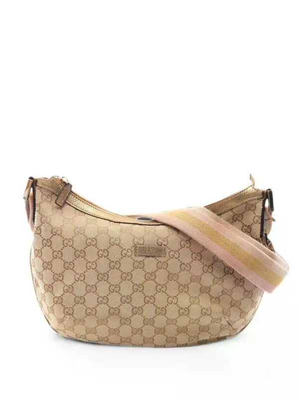 Gucci 2000-2015 Gg Canvas Web Crossbody Bag