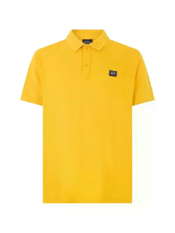 Paul & Shark Logo-patch Cotton Polo Shirt