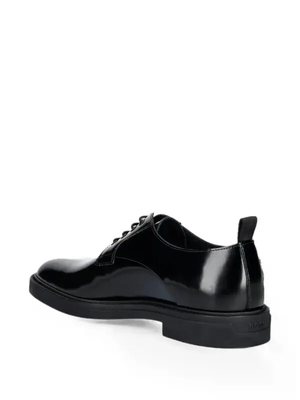 BOSS Polished Leather Derby Shoes
