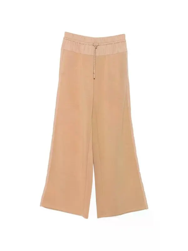 TWINSET Drawstring Waist Wide-leg Track Pants