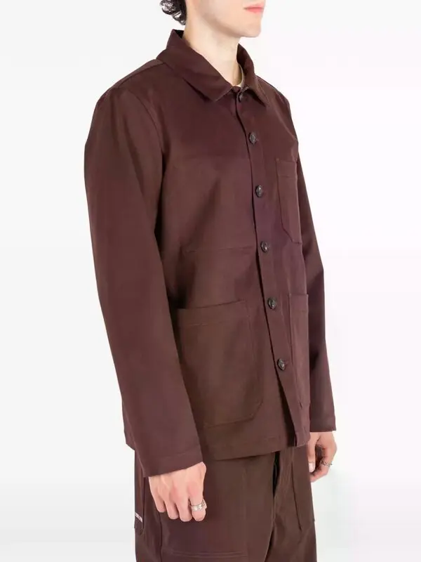 SOCIETE ANONYME Patch-pocket Cotton Jacket