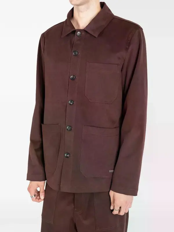SOCIETE ANONYME Patch-pocket Cotton Jacket