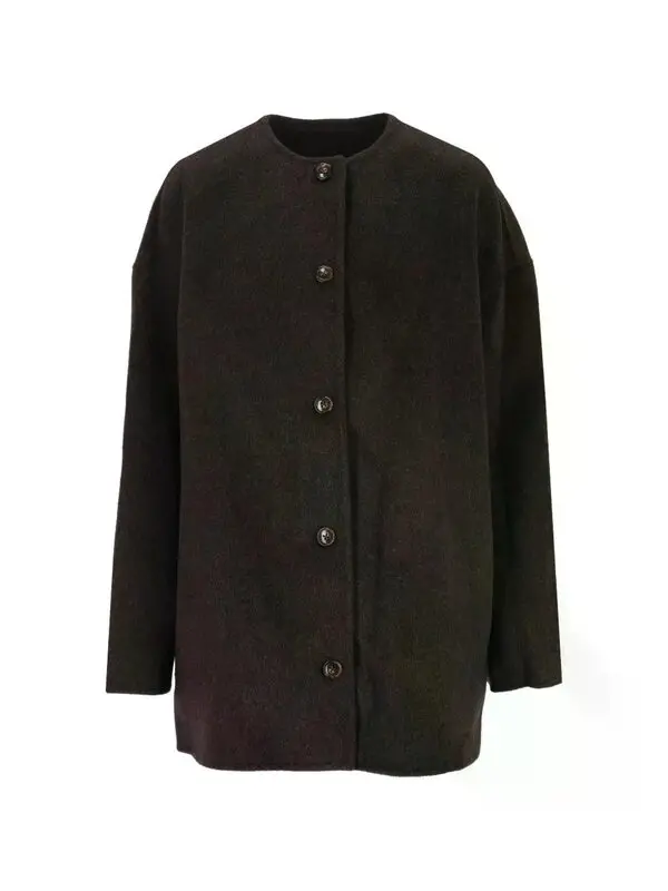 Loulou De Saison Oval-shaped Short Coat - Brown