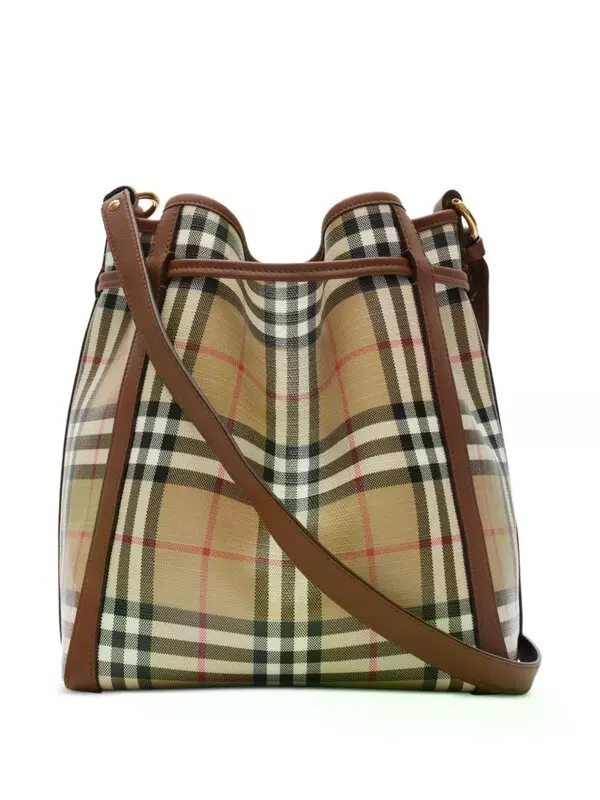 Burberry Small Check Bucket Bag