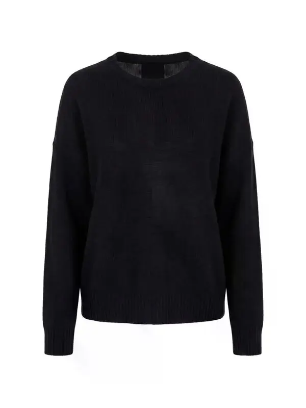 KUJTEN Fine-knit Drop-shoulder Sweater
