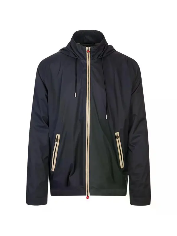 Kiton Drawstring Hooded Jacket