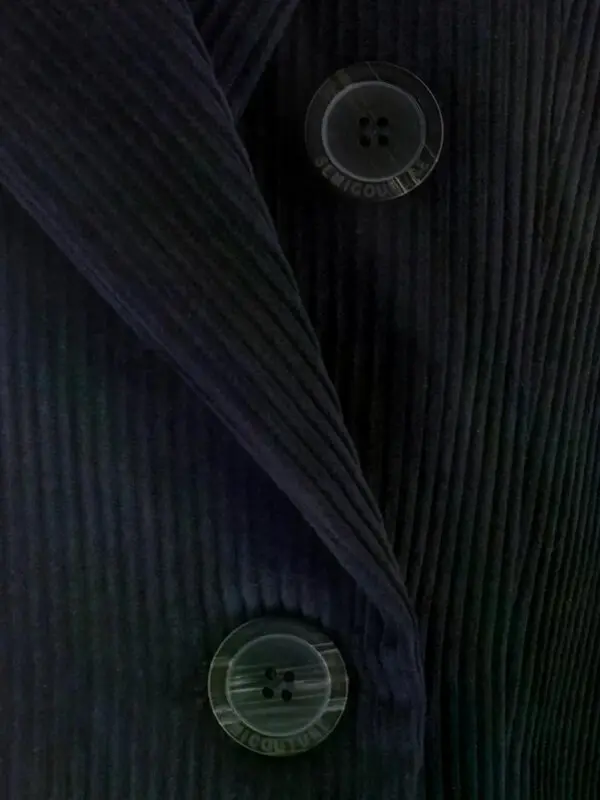 SEMICOUTURE Double-breasted Corduroy Jacket
