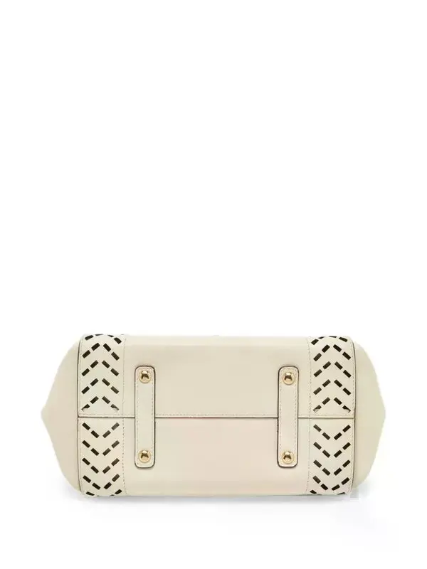 FERRAGAMO Sofia Leather Laser-cut Tote Bag