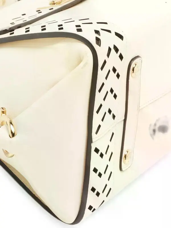 FERRAGAMO Sofia Leather Laser-cut Tote Bag