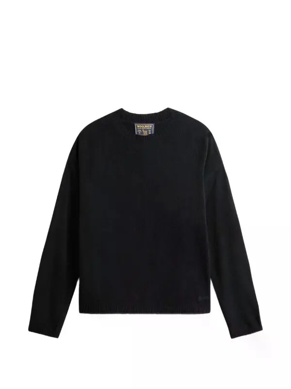 Woolrich Crew-neck Drop-shoulder Sweater