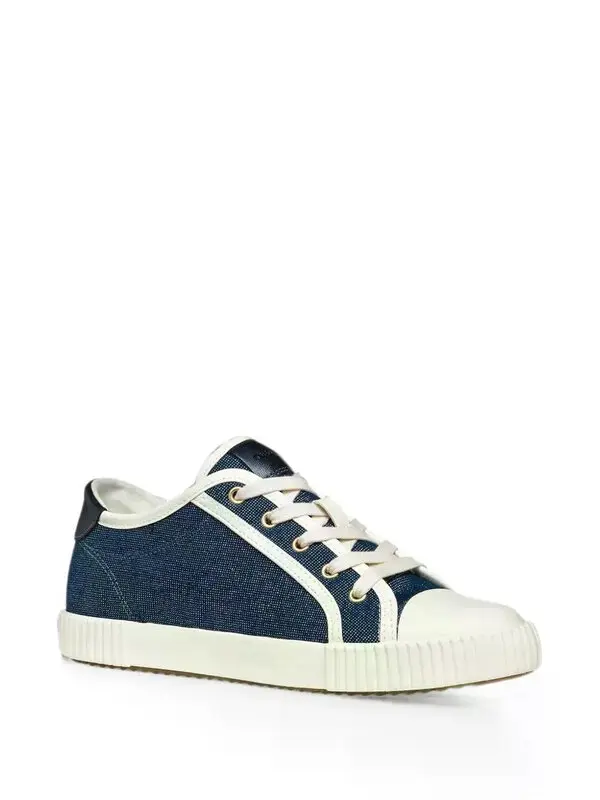 Geox Lace-up Panelled Sneakers