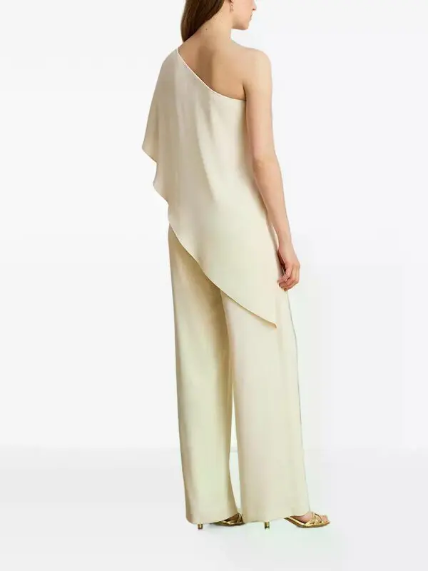 Ralph Lauren One-shoulder Ruffled Jumpsuit