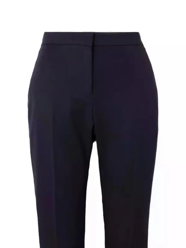 Alexander McQueen Pressed-crease Tailored Trousers