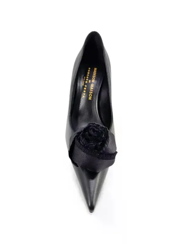 MADISON MAISON Linia Flower-detail Pointed-toe Pumps
