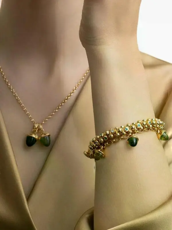 Tamara Comolli Mikado Flamenco Multi-stone Charm Bracelet