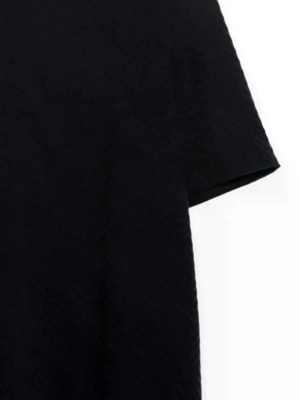 Giorgio Armani Chevron-knit T-shirt