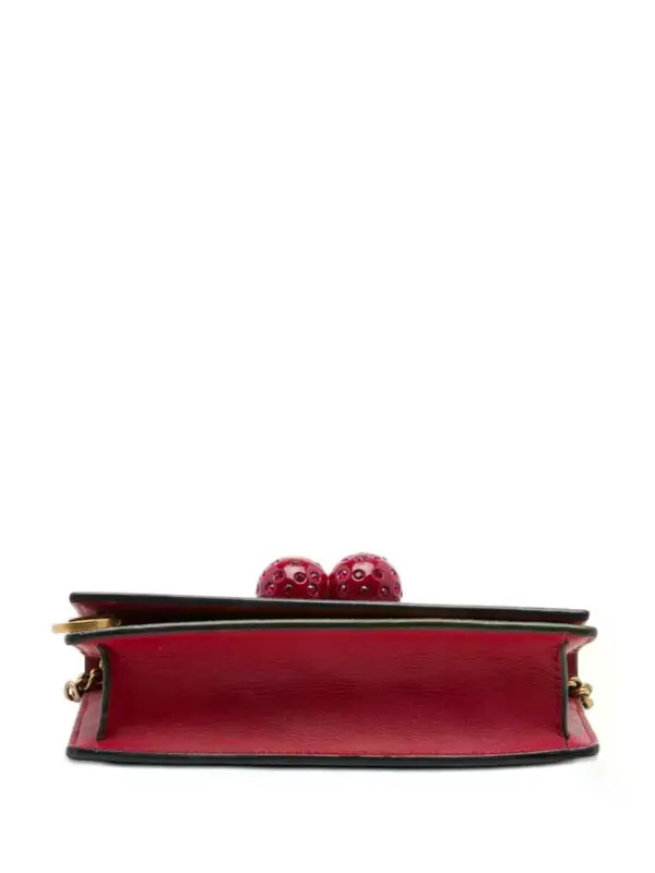 Gucci Mini Gg Supreme Cherry Crossbody Bag