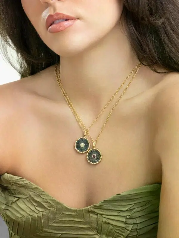 Vram Hypha Ruby Pendant Necklace