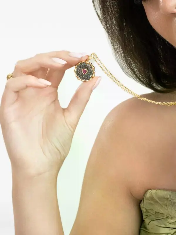 Vram Hypha Ruby Pendant Necklace