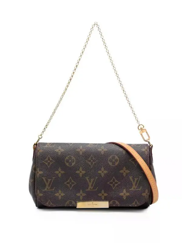 LOUIS VUITTON 2013 Monogram Favorite Mm Satchel - Brown