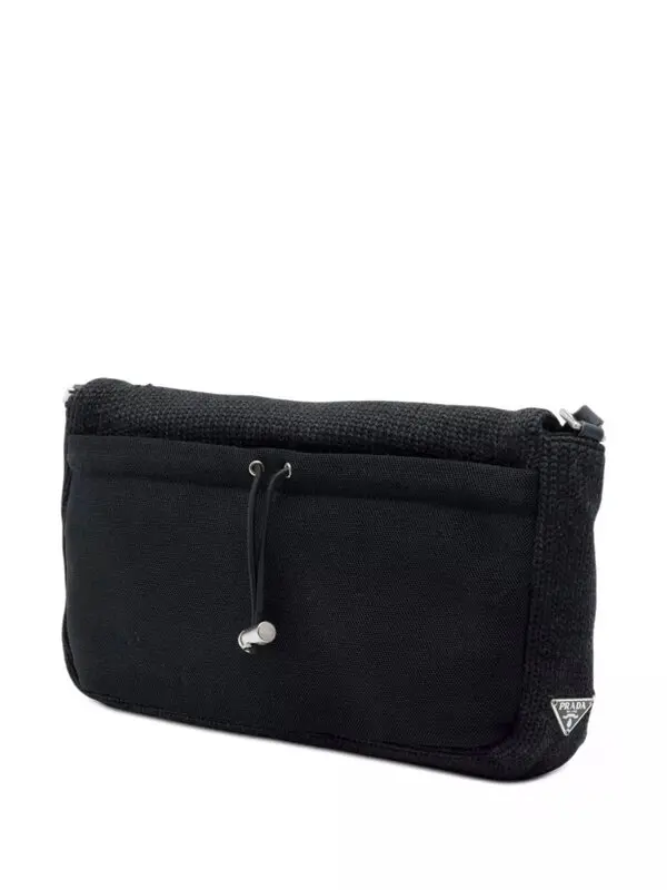 Prada 2000-2013 Wool Shoulder Bag