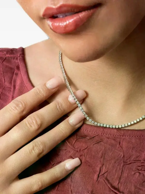 WITH LOVE Diamond Tennis Necklace