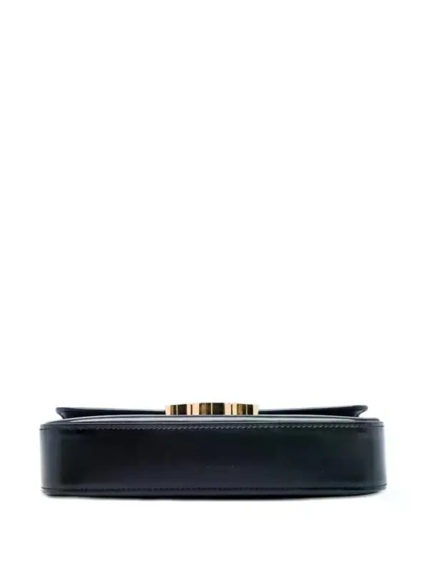 Celine 2022 Shiny Calfskin Claude Chain Shoulder Bag