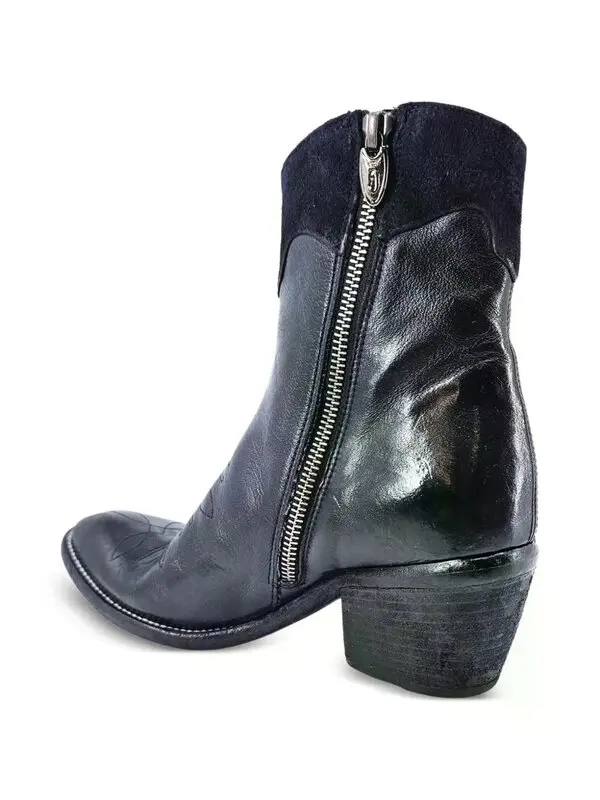 MADISON MAISON Embroidered Star Ankle Boots