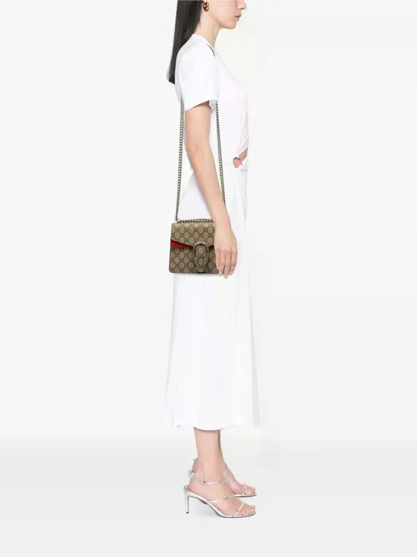 Gucci 2016-2026 Small Gg Supreme Dionysus Crossbody Bag - Neutrals