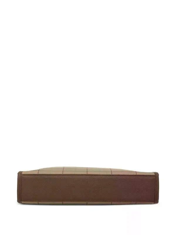 Burberry Vintage Check Canvas Clutch Bag