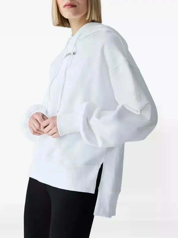 Vera Wang Logo Print Oversized Hoodie