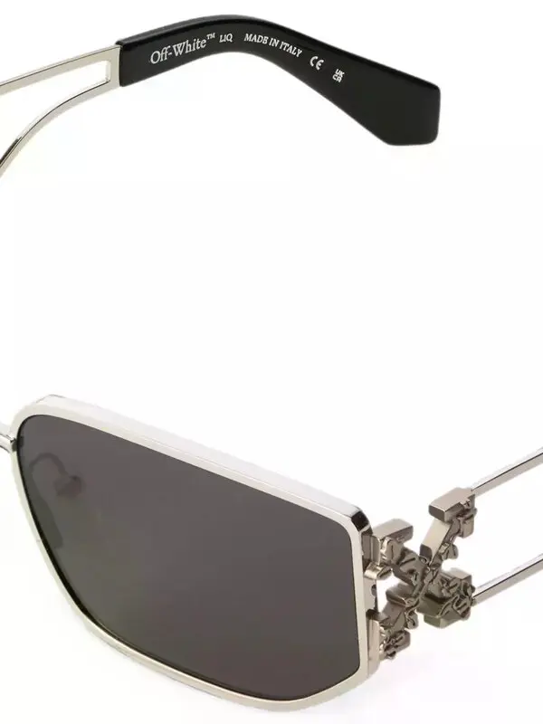 Off-White Arrows-motif Geometric-frame Sunglasses