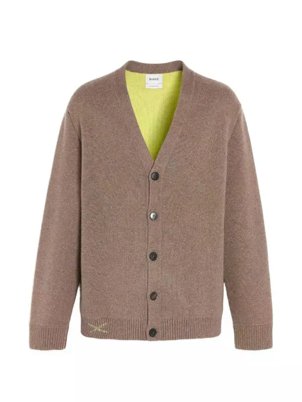 BARRIE Double-faced Cashmere Cardigan