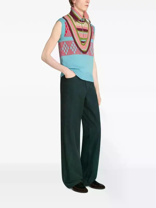 Dries Van Noten Loose Overdyed Pants