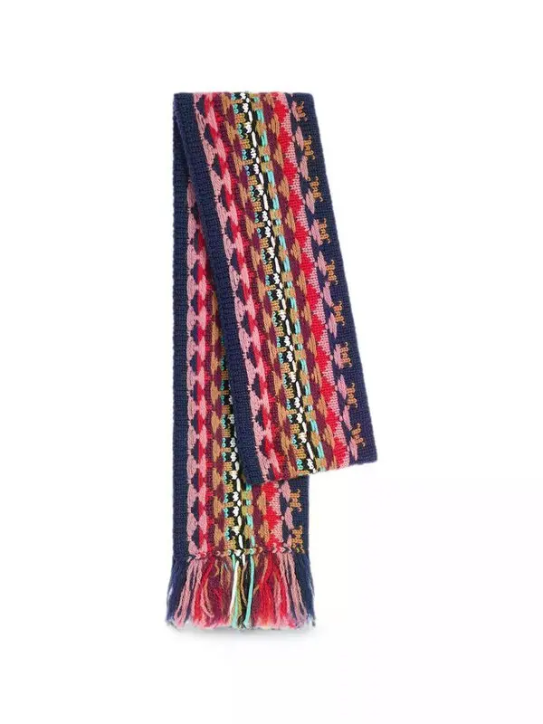 Dries Van Noten Jacquard Wool Scarf
