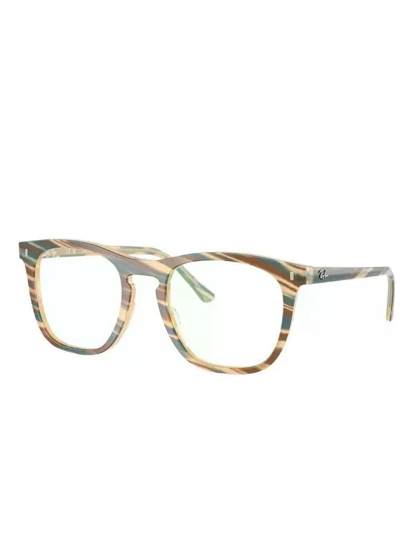 Ray-ban Striped Rectangle Glasses