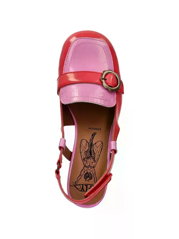 Fly London Pemy456fly Buckle-detail Slingback Pumps