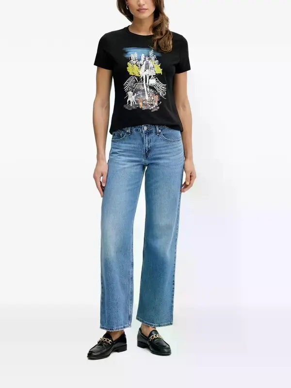 Dkny Graphic-print Short-sleeve T-shirt