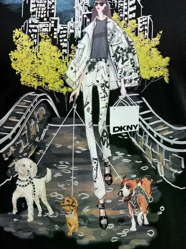 Dkny Graphic-print Short-sleeve T-shirt