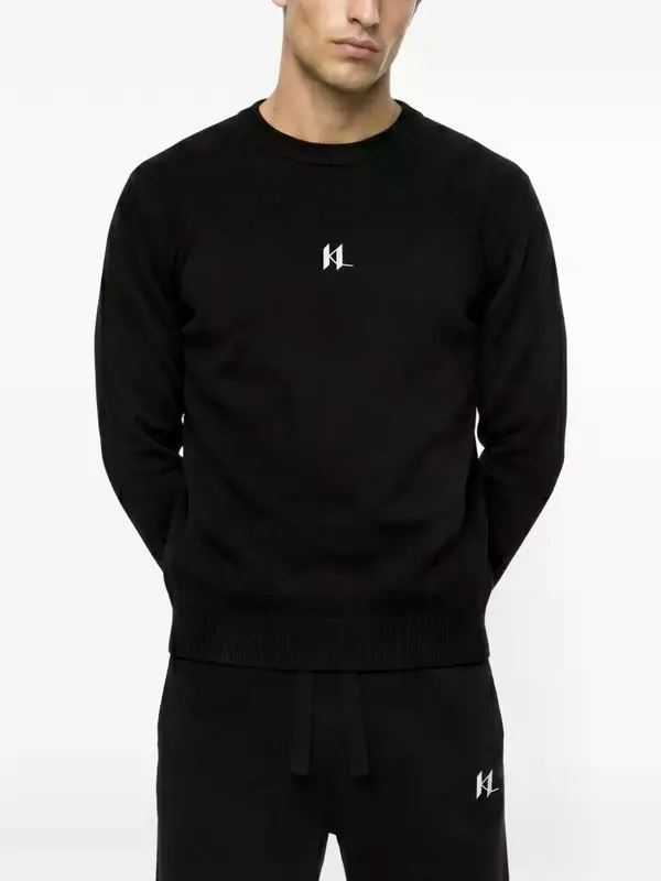 Karl Lagerfeld Logo-embroidered Top