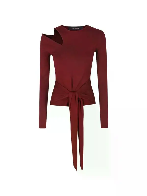Federica Tosi Cut-out Tie-fastening Sweater