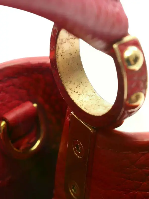 LOUIS VUITTON 2020 Taurillon Mini Capucines Satchel