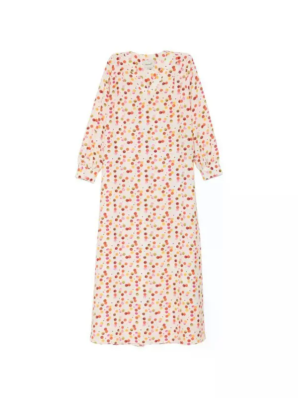 BAMBAH Polka-dot Brushstroke-print Dress