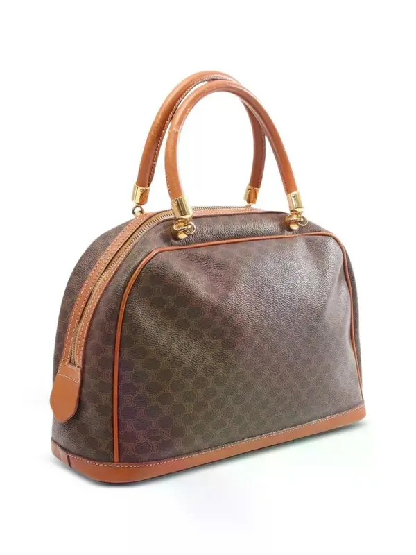 Celine Macadam Coated Canvas Handbag