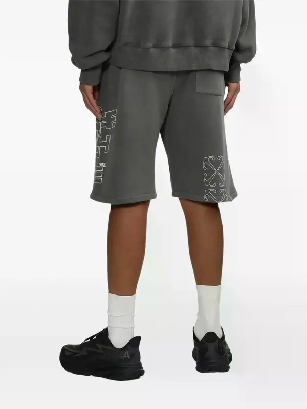Off-White Cotton Shorts