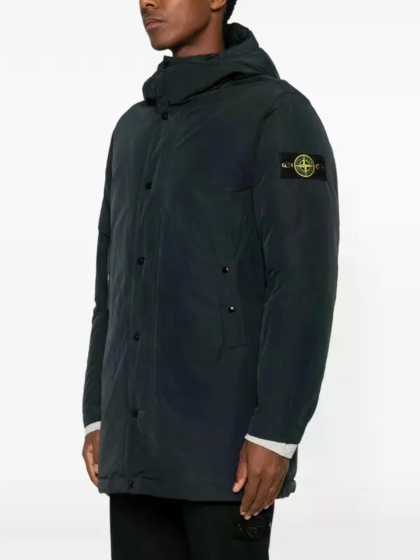 Stone Island Logo-patch Hooded Jacket