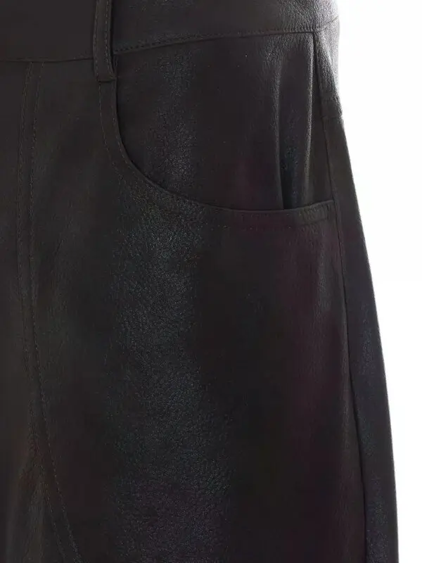 Liu Jo Coated Fabric Baggy Pants