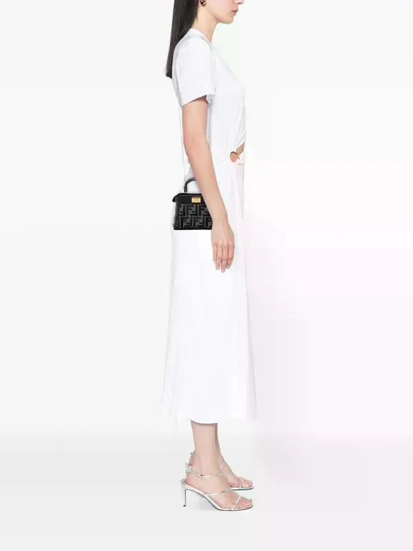 Fendi Nano Zucca Chenille Peekaboo Satchel